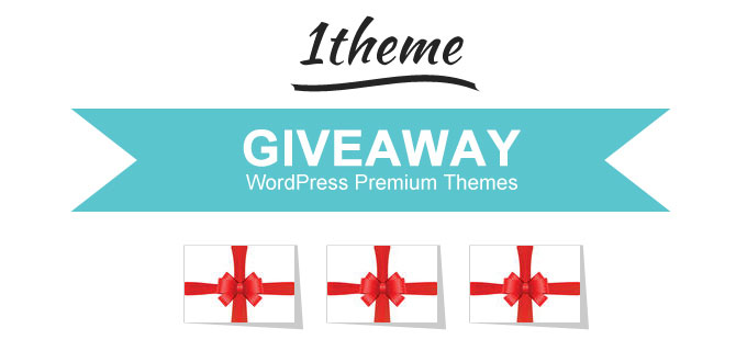 Giveaway : 3 Annual Subscriptions to 1Theme Premium Wordpress Themes