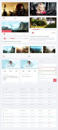 Freebie: Free Flatic User Interface UI Kit PSD